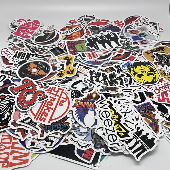 Other | 20 Pcs Rock And Roll Stickers | Poshmark